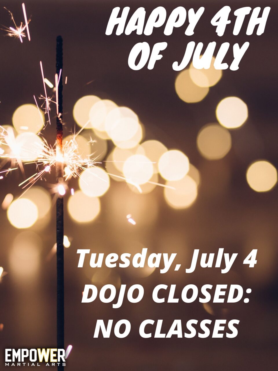 Empower Martial Arts | Calendar & Events | Dublin, CA